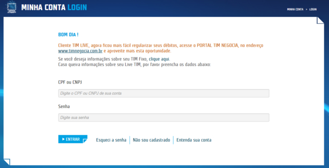 TIM 2ª VIA | Emitir Fatura TIM | Rápido e Fácil