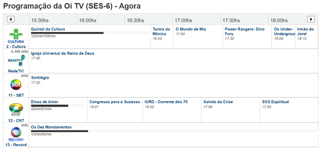 Programação Oi TV: Como acessar? Passo a Passo 2025