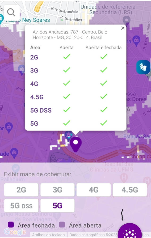 Cobertura Vivo 4G/5G e fibra no seu CEP em Outubro 2025