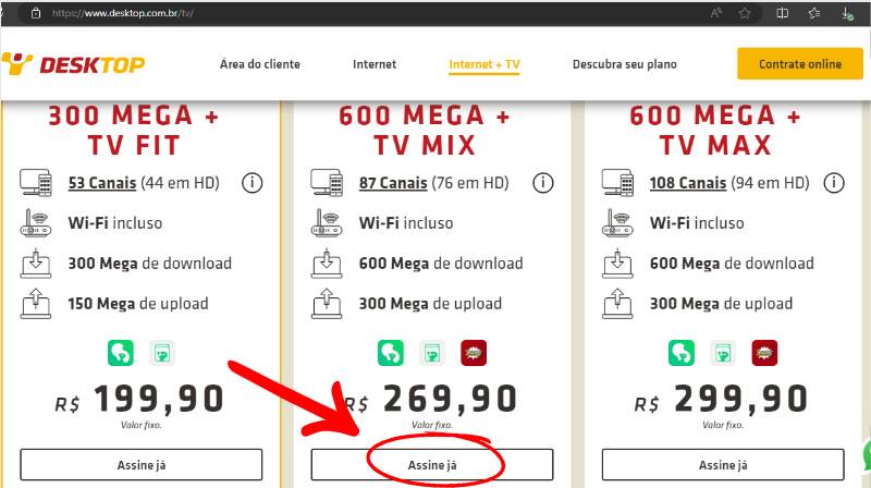 Desktop TV é boa? Conheça os combos de TV + Internet!
